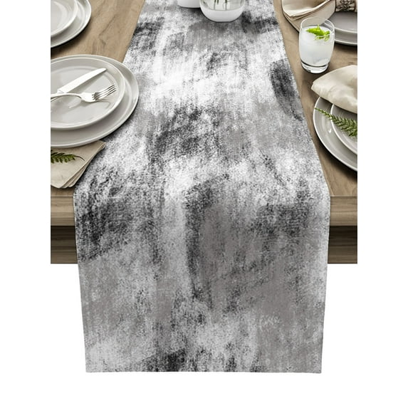 Long Wave Pattern Green Table Runner ration Home r Dinner Table ration ...