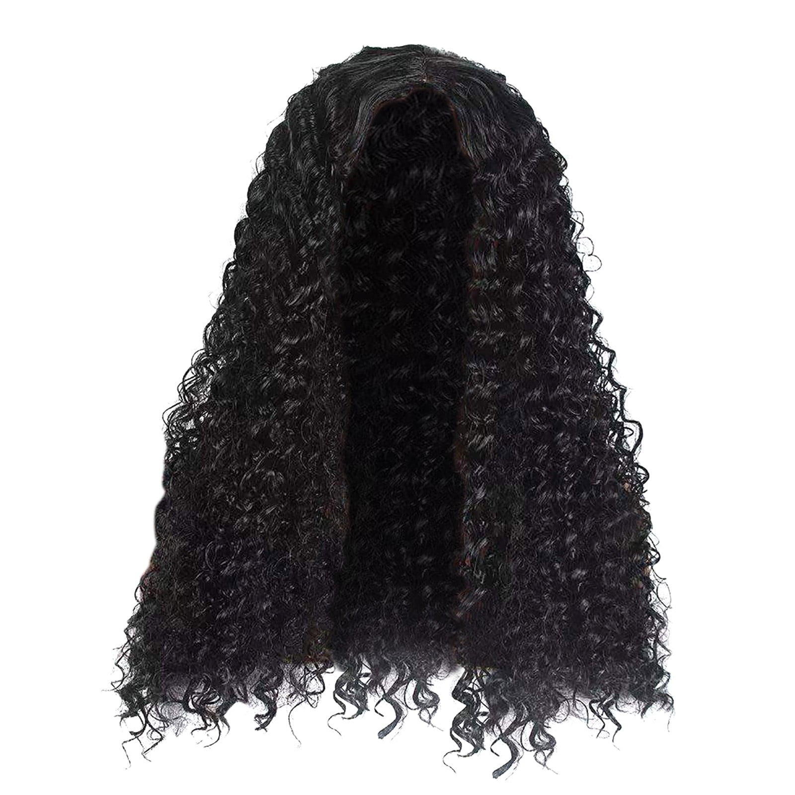 ' Long Wavy Body Wave Deep Middle Part Lace Front Wigs With Baby Hair ...