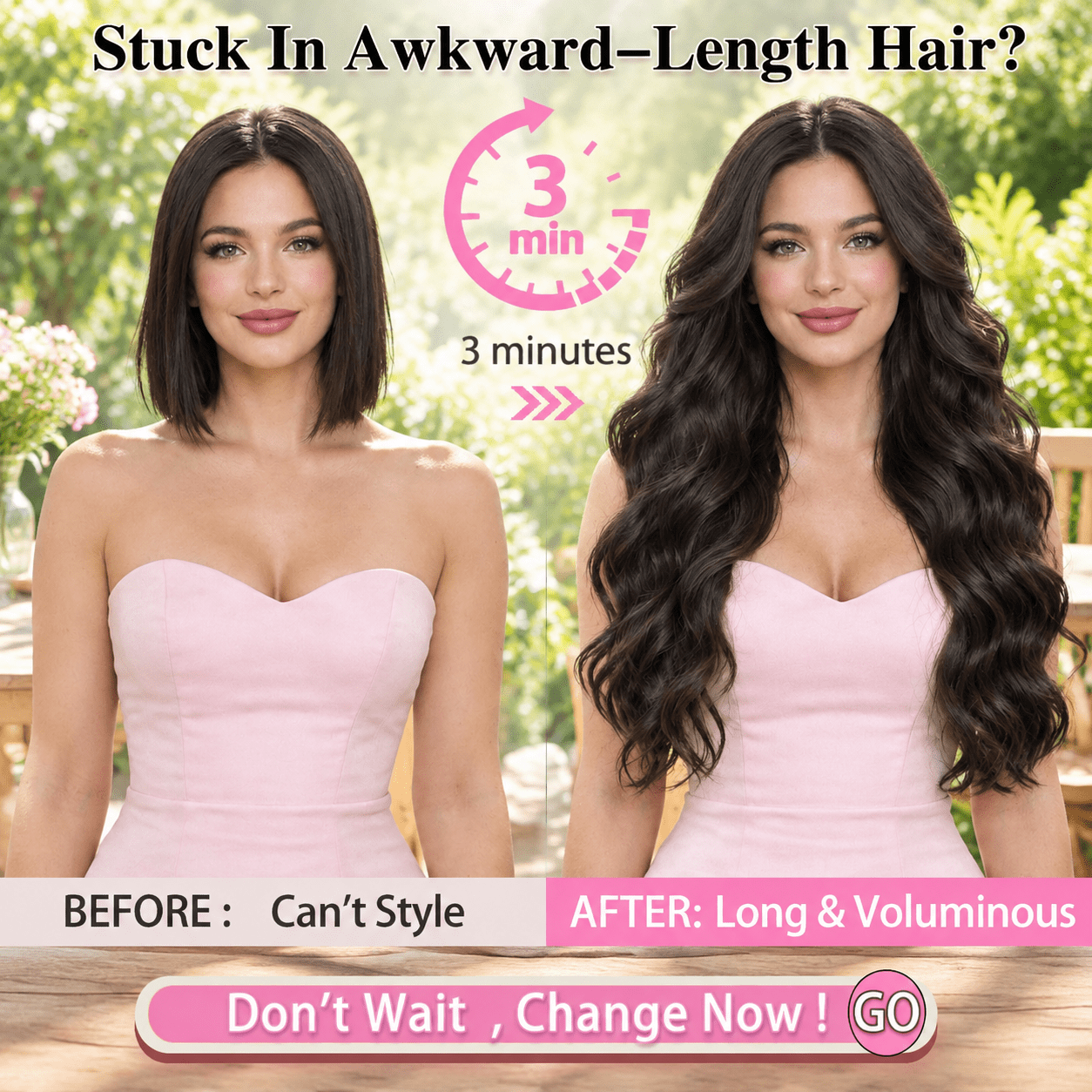 Long Wavy Clip In Hair Extensions 20