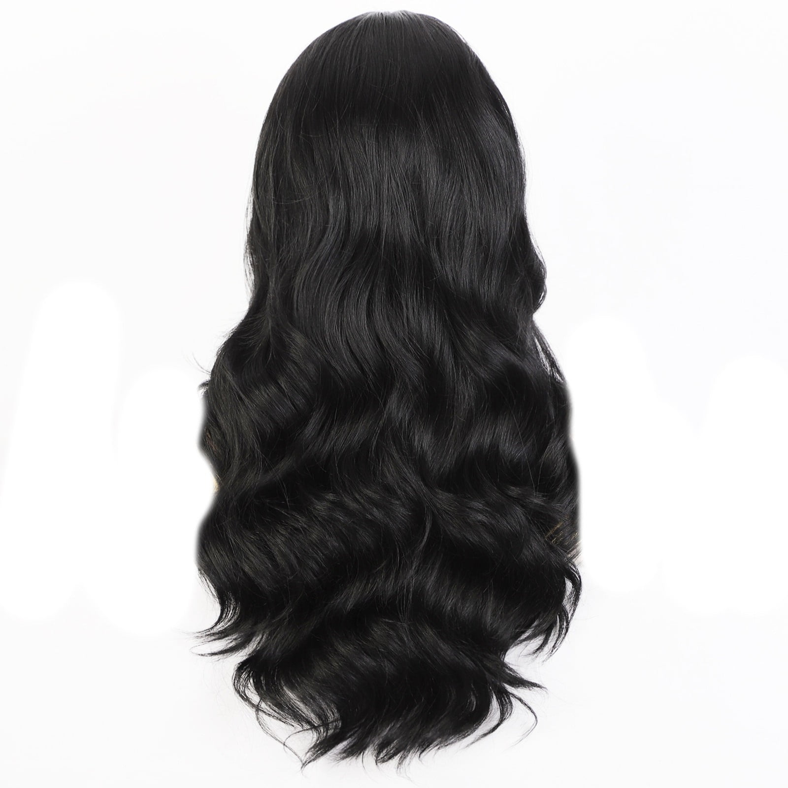 Long Wavy Curly Hair Toppers with Bangs for Women - Walmart.com