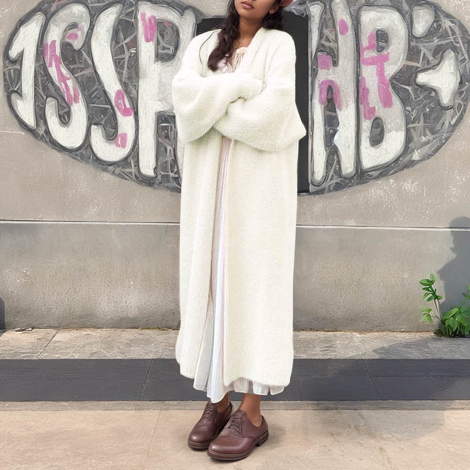 Long Women's Knit Cardigan Belted Cozy Autumn Winter Sweater Casual ...