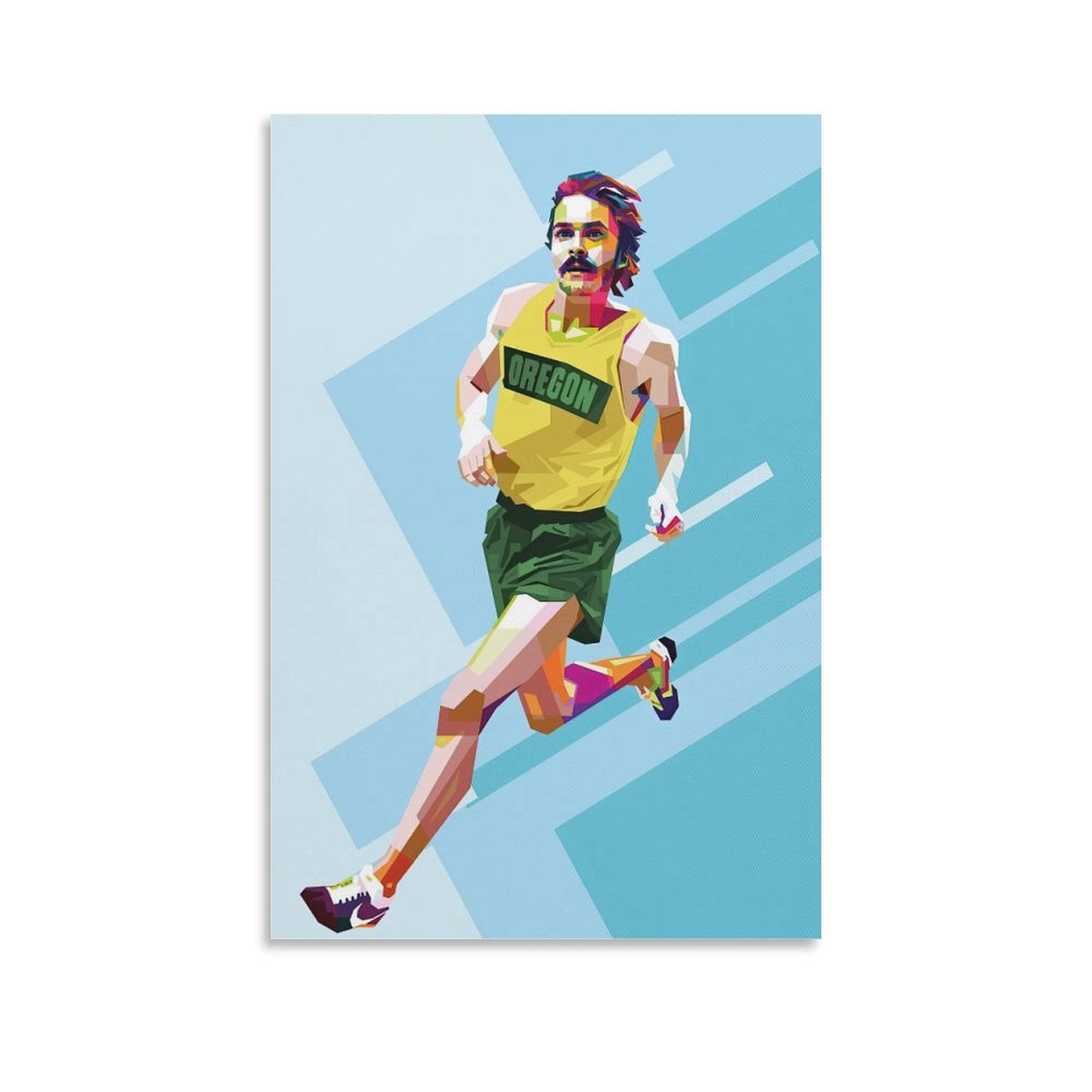 Long-distance Runner Star Steve Prefontaine Art Picture Poster Print ...