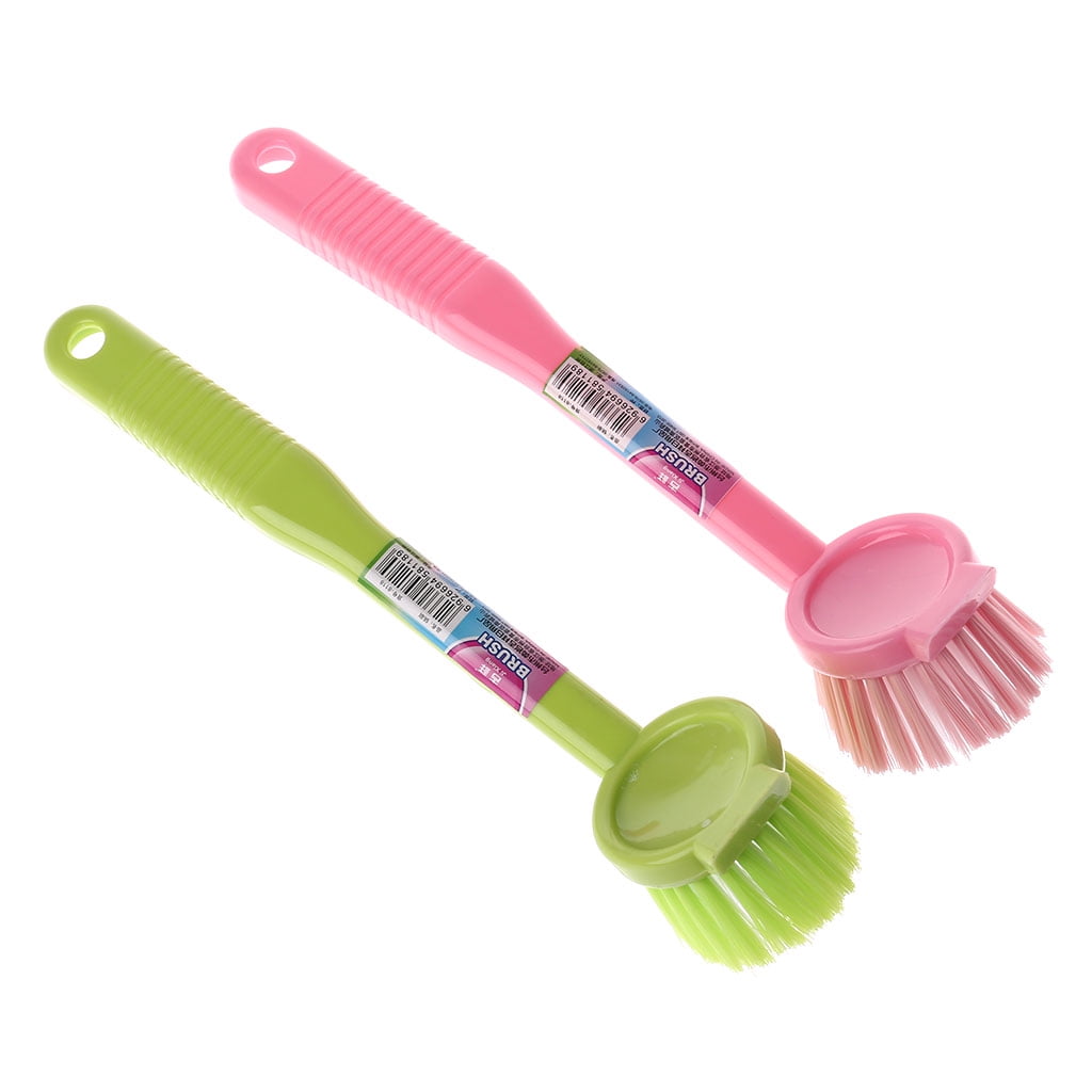 Long-handled Washing Dishes Brush Pot Can Cleaning Kitchen Tools ...