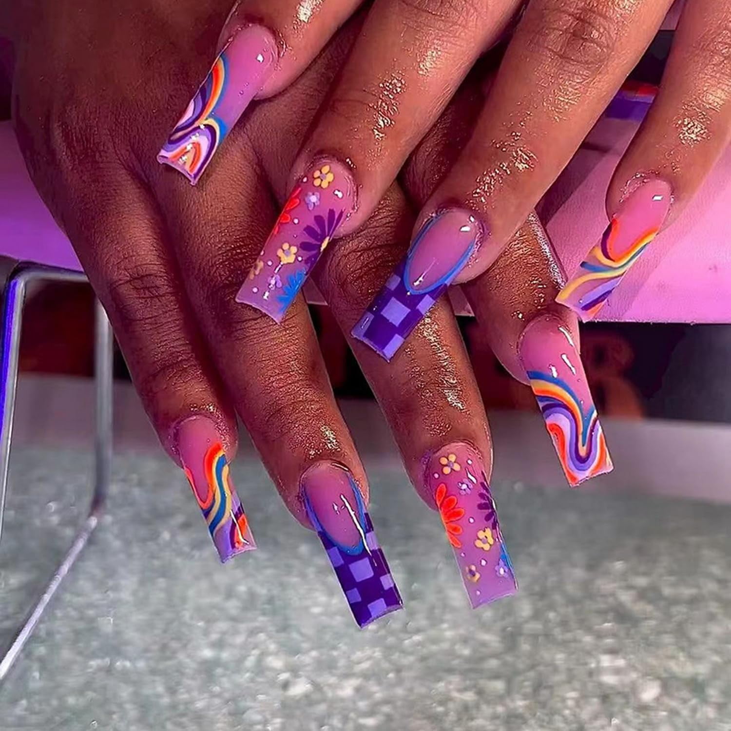 Holiday nails acrylics store