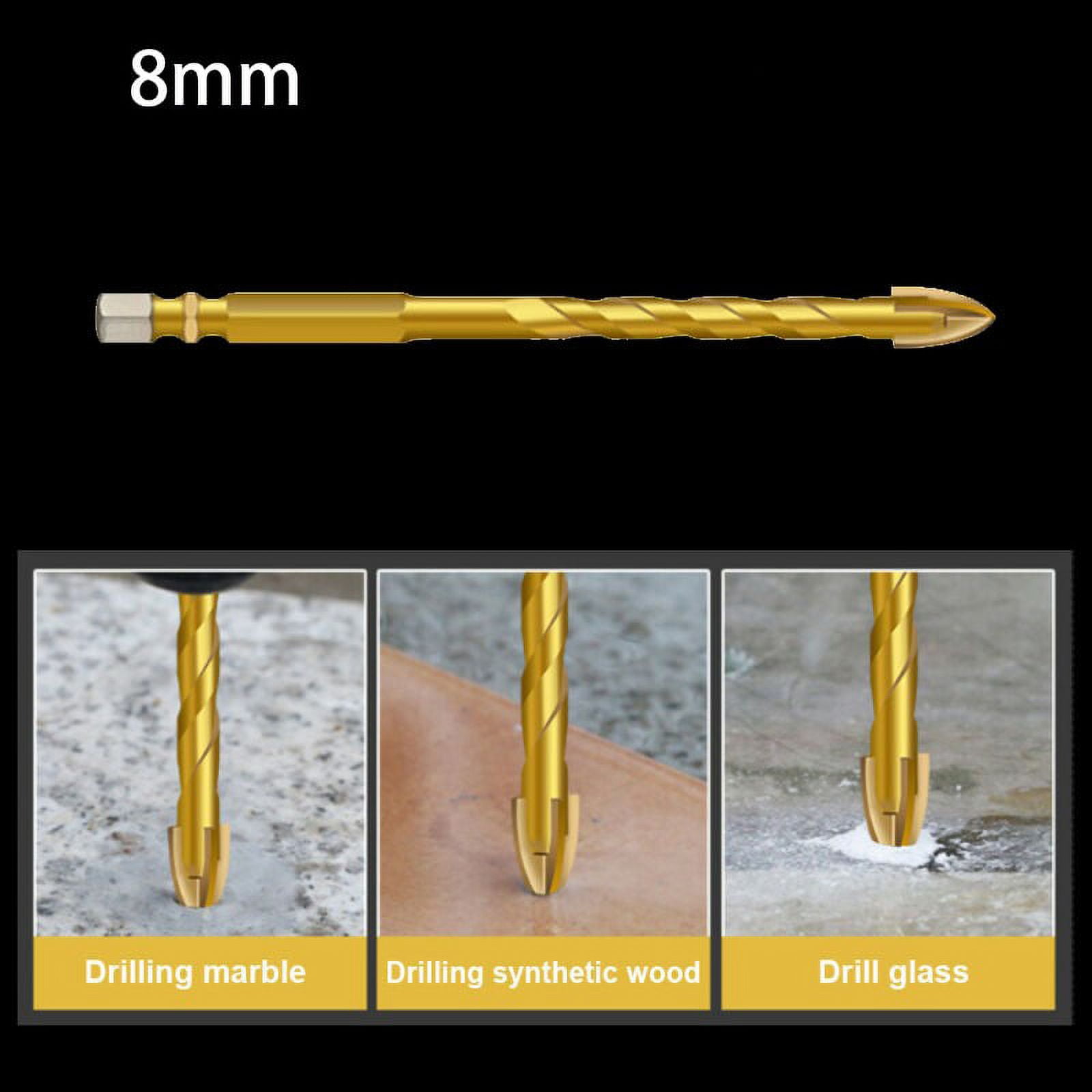 Long lasting Alloy Cross Cut Triangle Bit 5~12mm for Ceramic Concrete ...