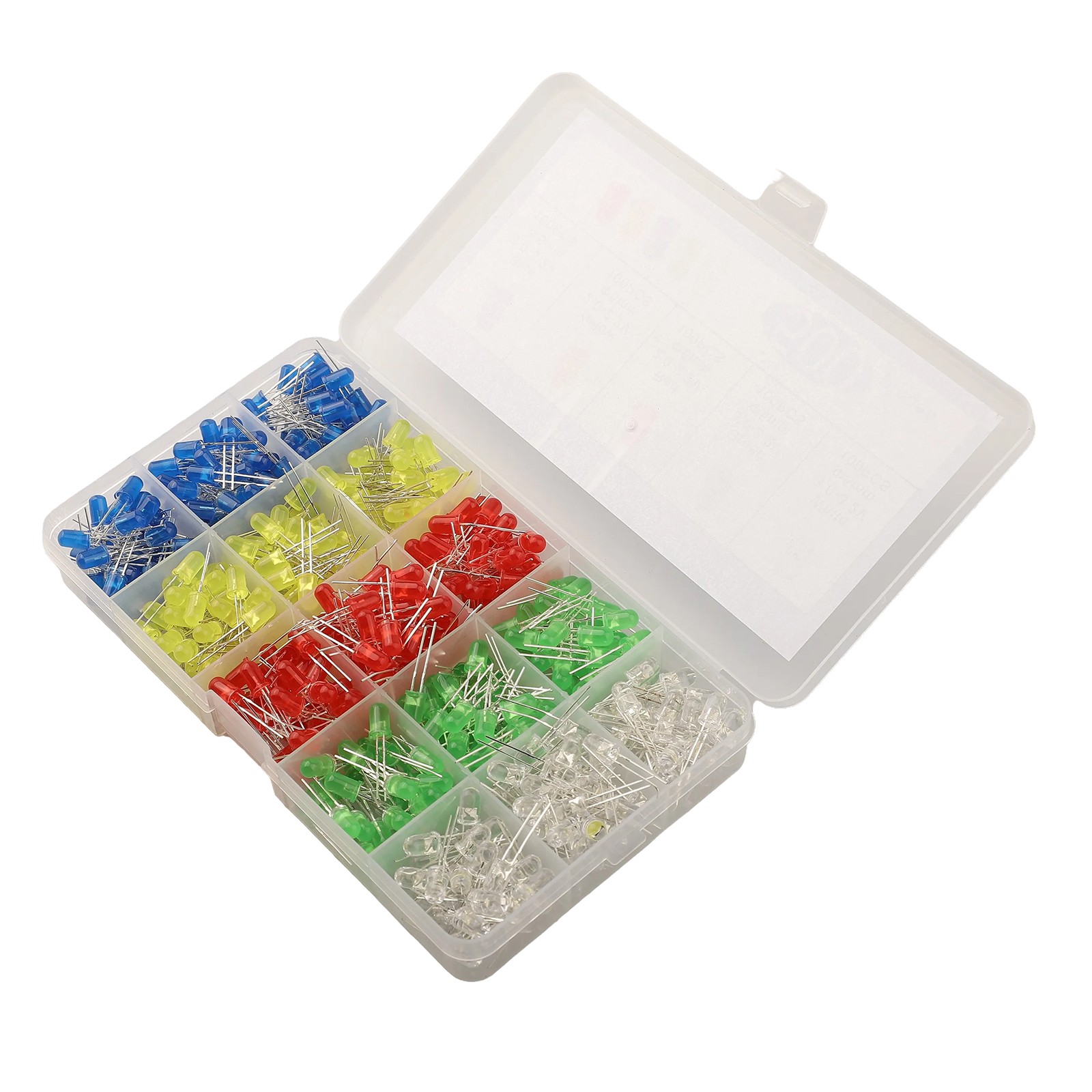 Long lasting LED Diode Assortment Set 500PCS for Circuit Bulb and Lamp ...