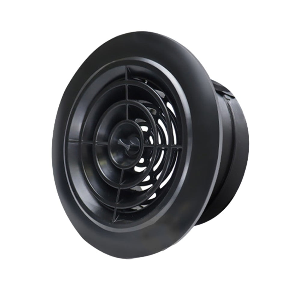 Long-lasting Quality Vent Grill Round Attractive Design Black Removable ...