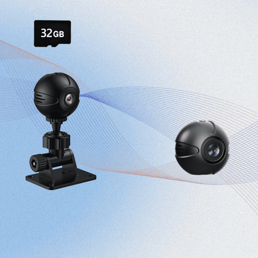 Long life mini baby child monitoring camera with built-in hotspot ...