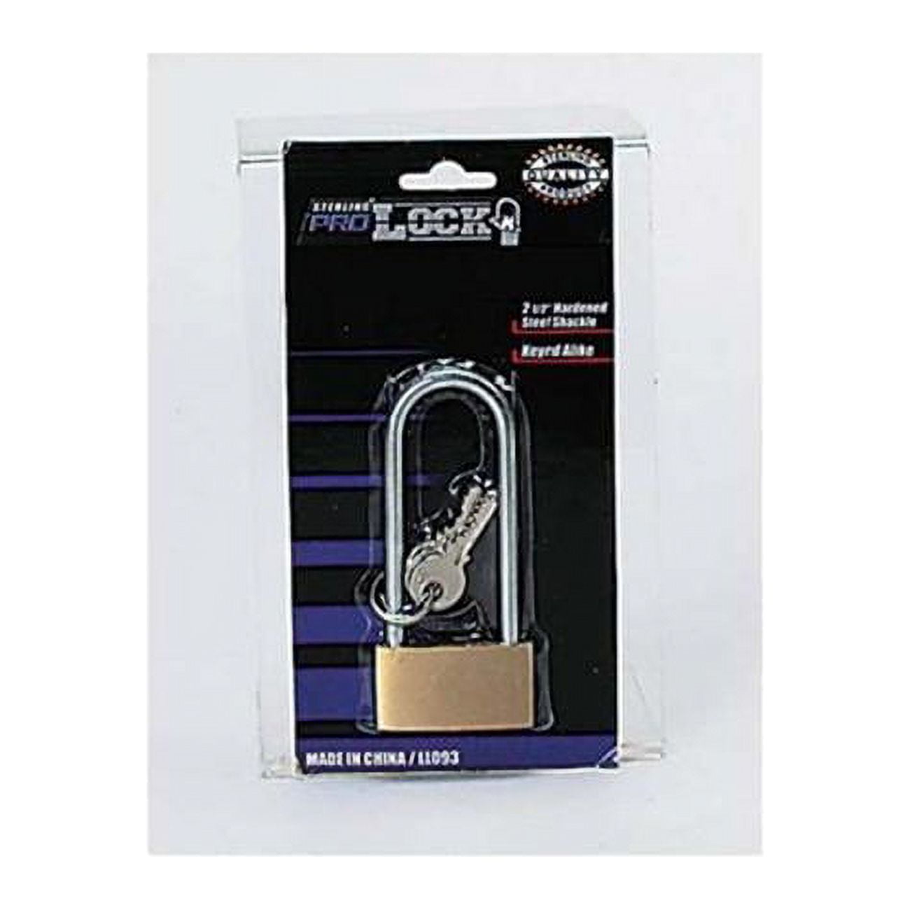 Long shank brass lock with keys - Pack of 24 - Walmart.com