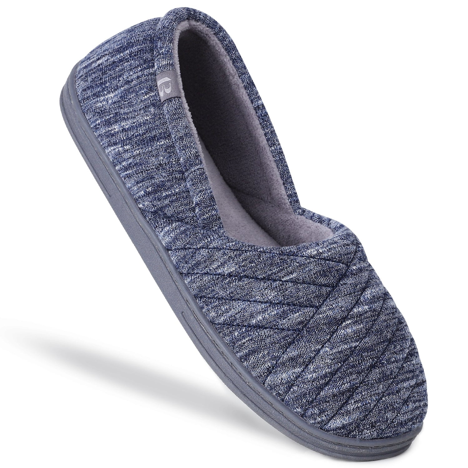 LongBay Women's Comfy Breathable Memory Foam Closed Back Slippers ...
