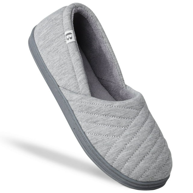 LongBay Women's Comfy Breathable Memory Foam Closed Back Slippers ...