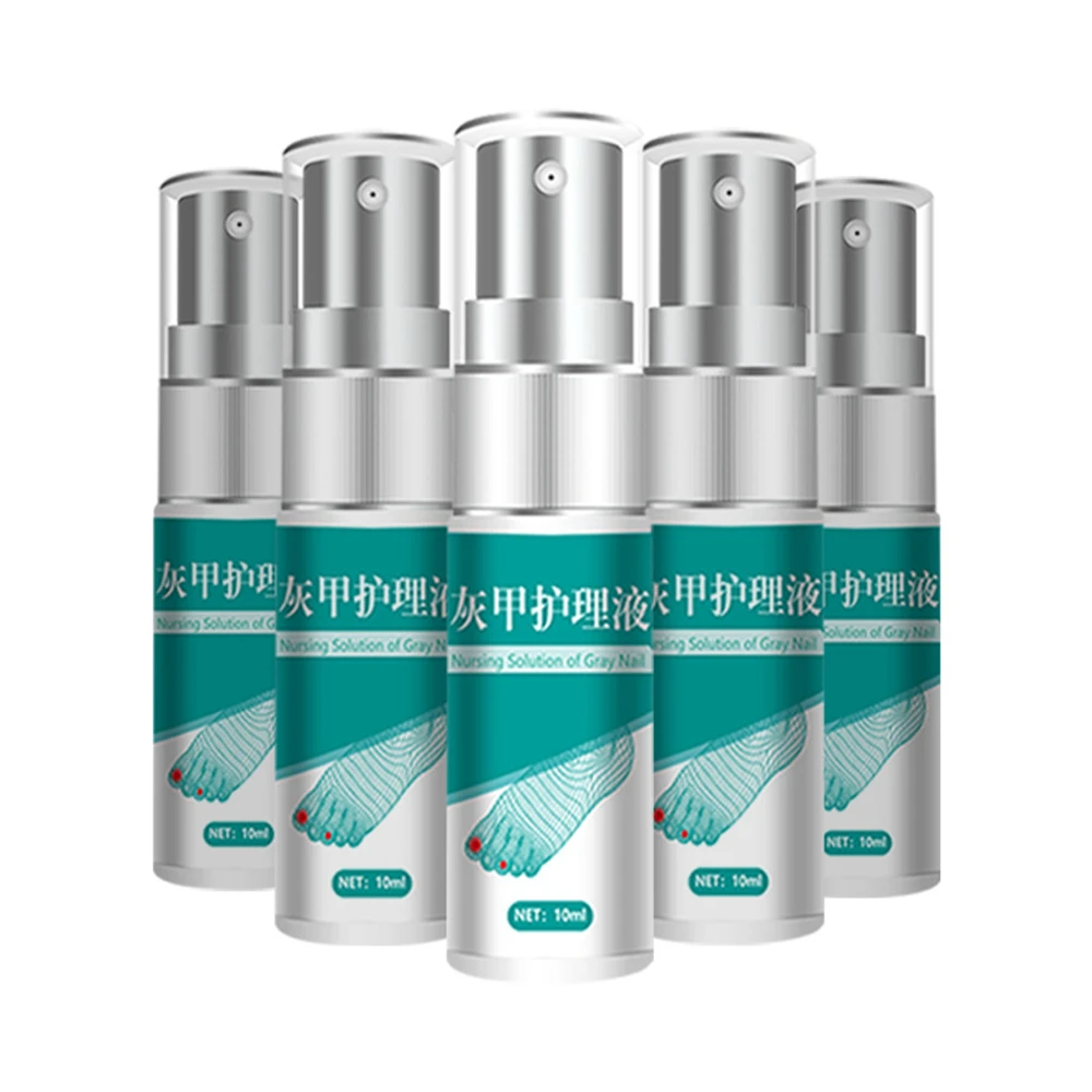 LongDay 10PCS Nail Fungus Treatments Serum Spray Repair Toe Nail Fungal ...