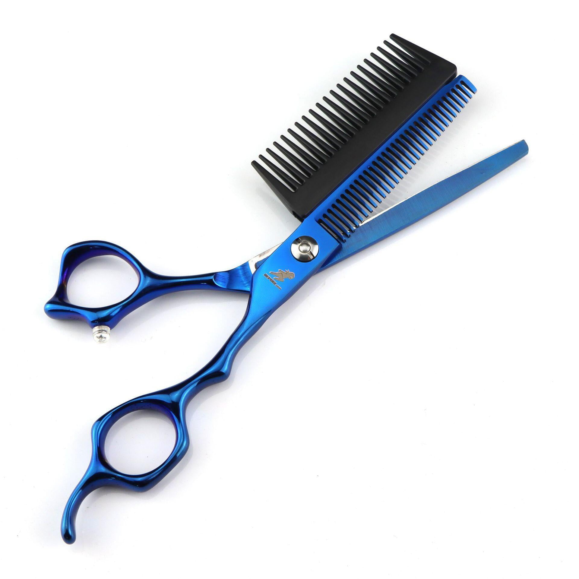 LongDay Professional Hairdressing Scissors With Detachable Comb,2 In 1 ...