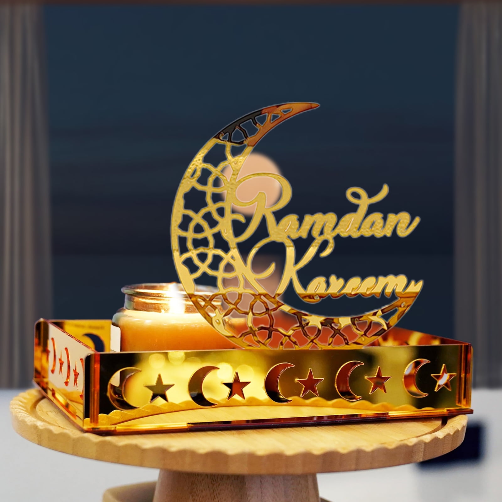 LongDay Ramadan Decorations For Home 2024 - Ramadan Serving Trays ...