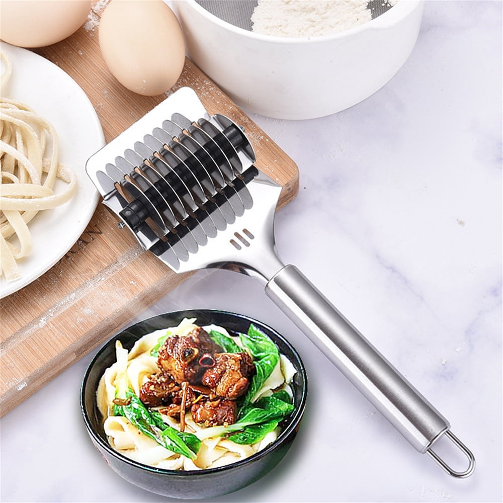 LongDay Stainless Steel Vanilla Noodle Cutter Kitchen Handheld Pasta ...