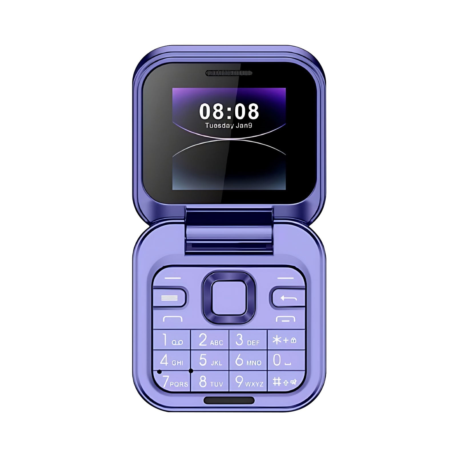 LongLiYi 2G Unlocked Senior Cellphone, Flip Phone with 2 SIM Cards Standby, One Key Quick Dial ...