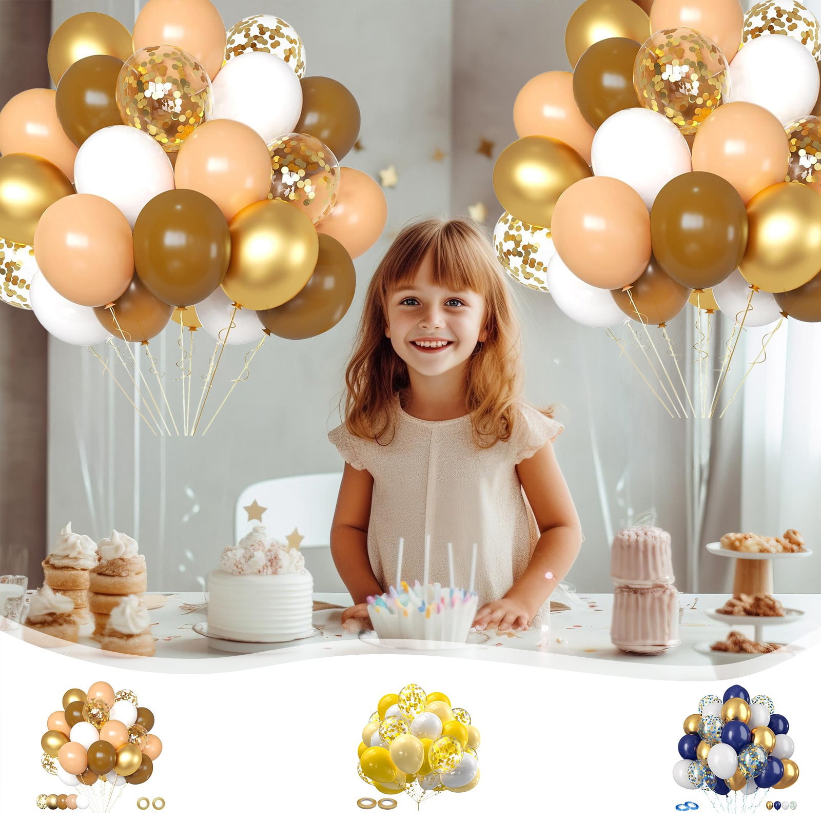 LongLiYi 30pcs Multi-color Balloons Set Balloons Decoration Holiday ...