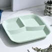 Equate Divided Plate, Red - Walmart.com