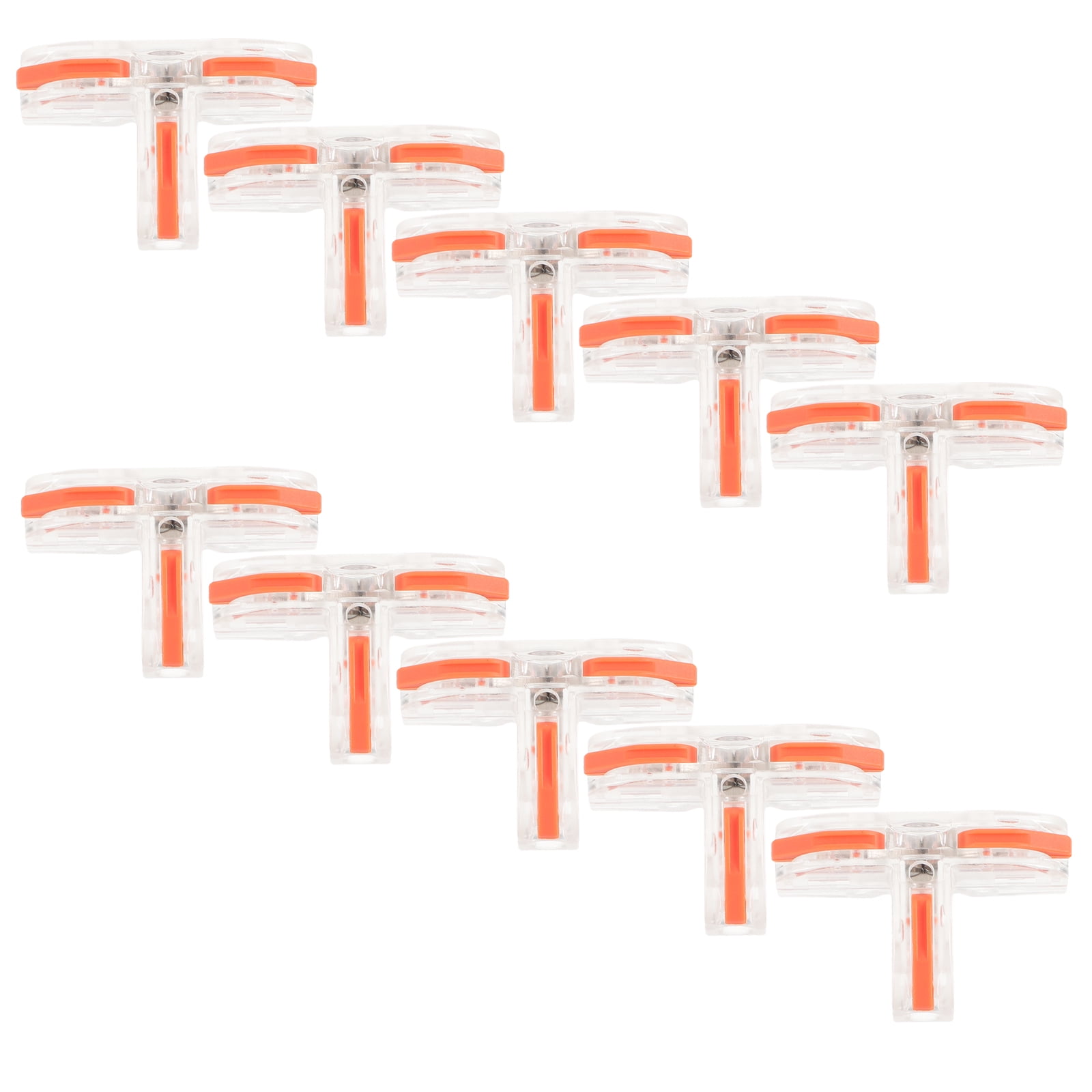 LongYTong 10 Pcs Insulated Terminal Press The Splitter Quick Splice ...