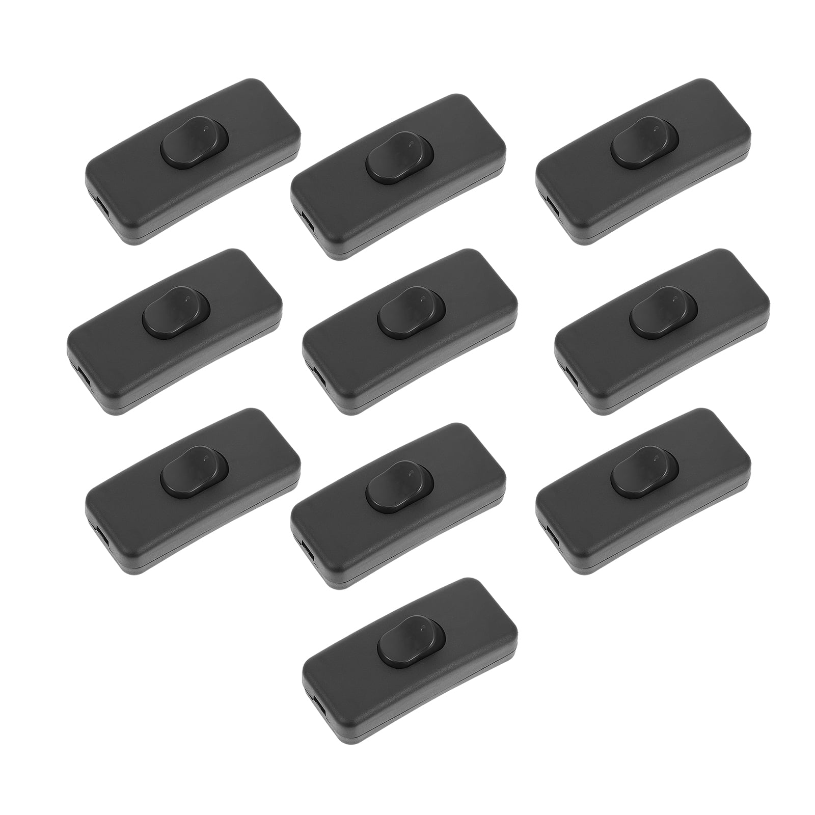 LongYTong 20 Pcs Rocker Push Button Switch Buttons On-Off Inline for ...