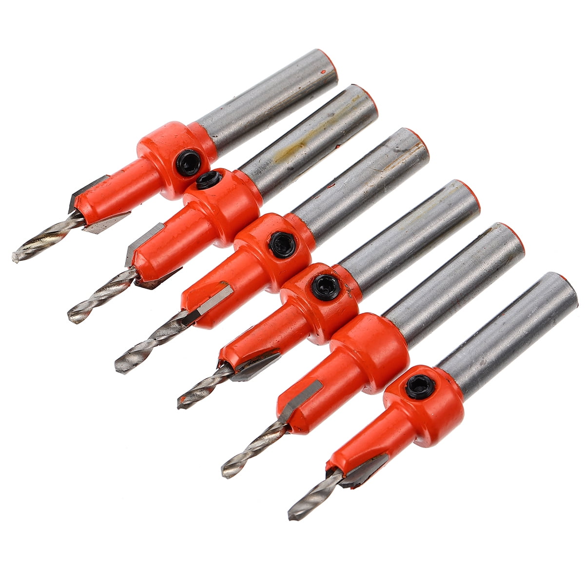 TINKSKY Woodworking Chamfer Tool Set 6 Pieces Steel Material for ...