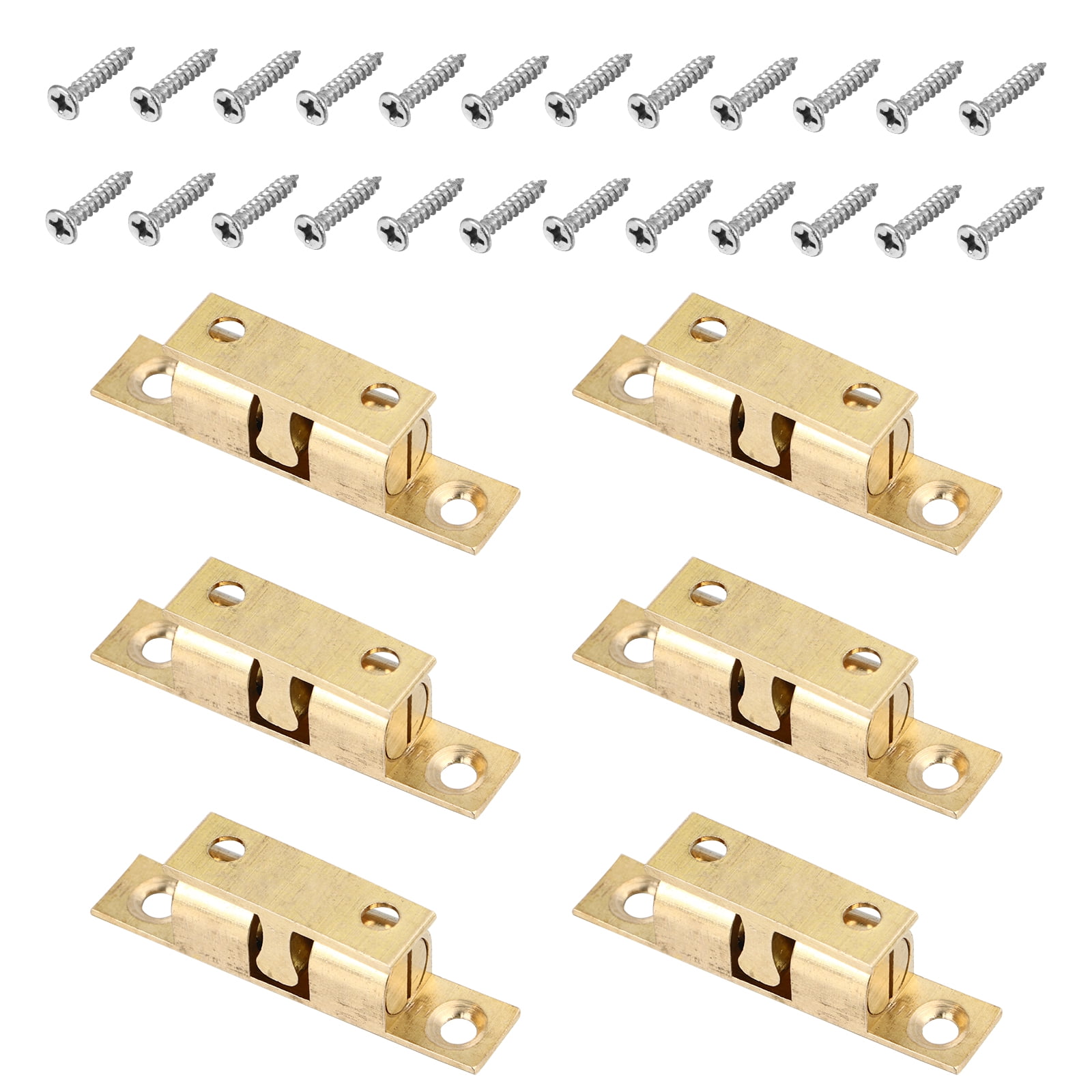 IMIKEYA 6Pcs Golden Door Latch Copper Double Roller Catch for DIY ...