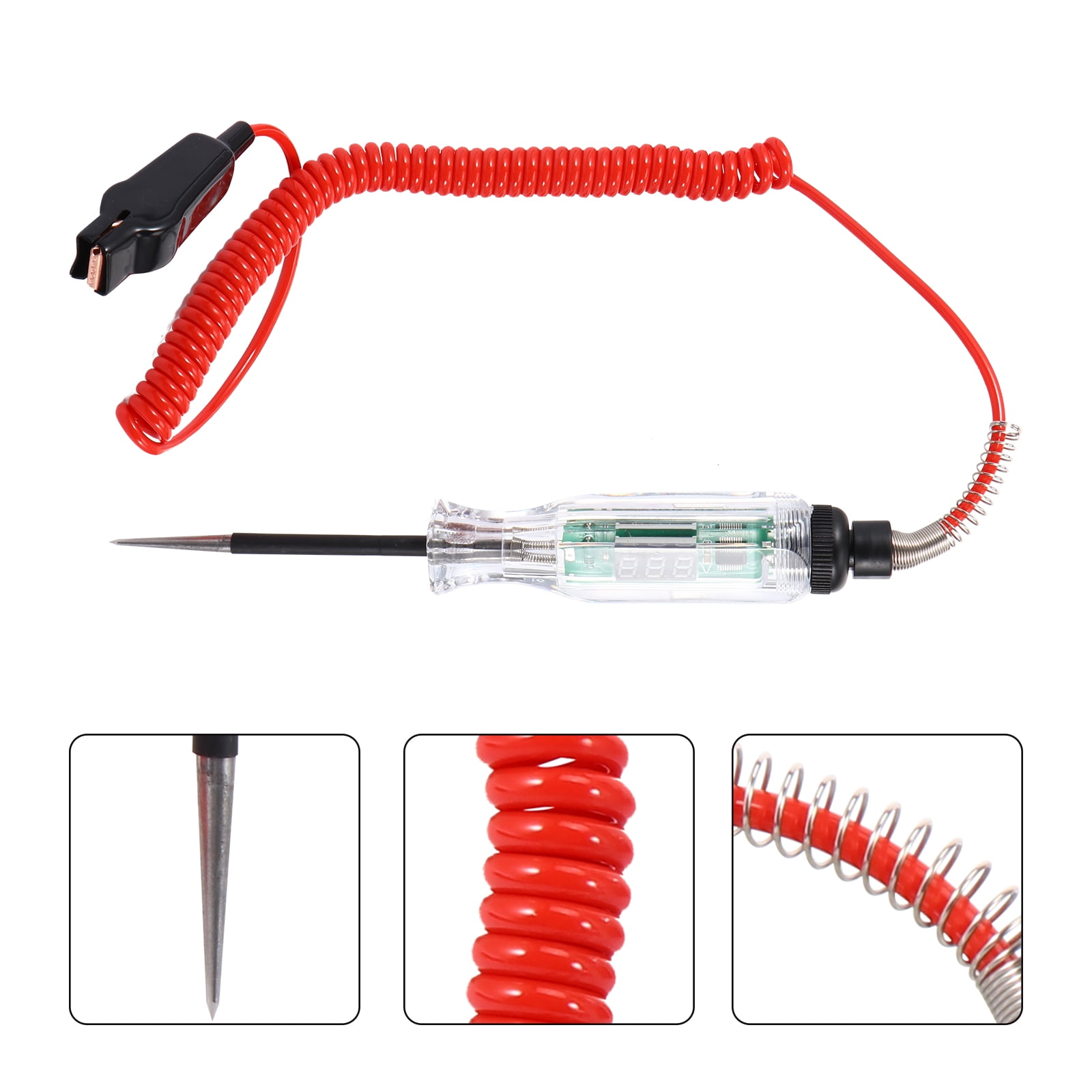 LongYTong Test Pencil Car Digital Volt Meter LED Voltage Tester ...