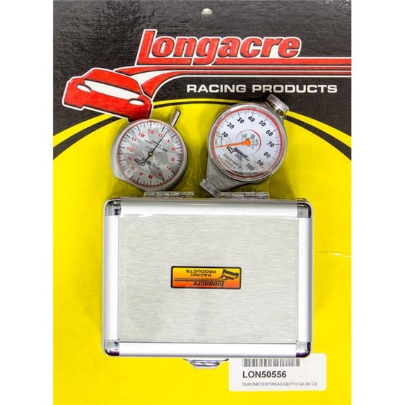 Longacre 52-50556 Tire Durometer & Tread Depth Gauge with Storage Case ...