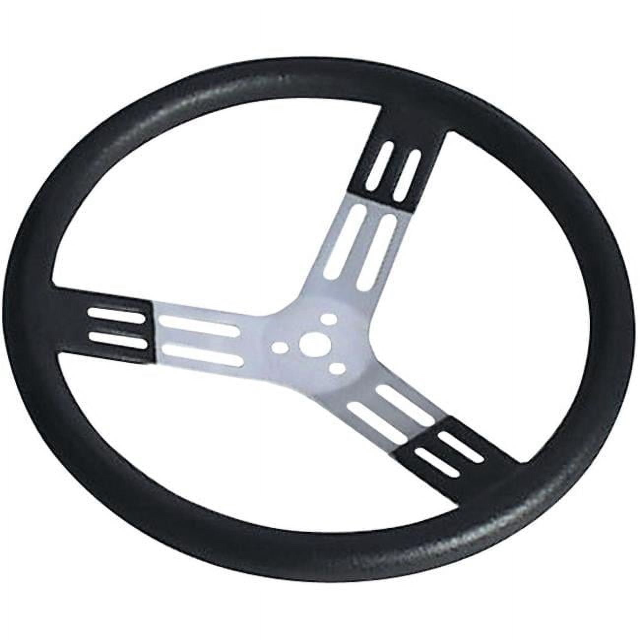 Longacre 52-56820 15 in. Steering Wheel - Black with Bumps Natural Fits ...