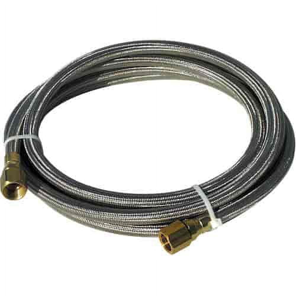 Longacre Racing 33900 Braided Fuel Line -8AN (1/2 ) Hose Pre-Made with ...