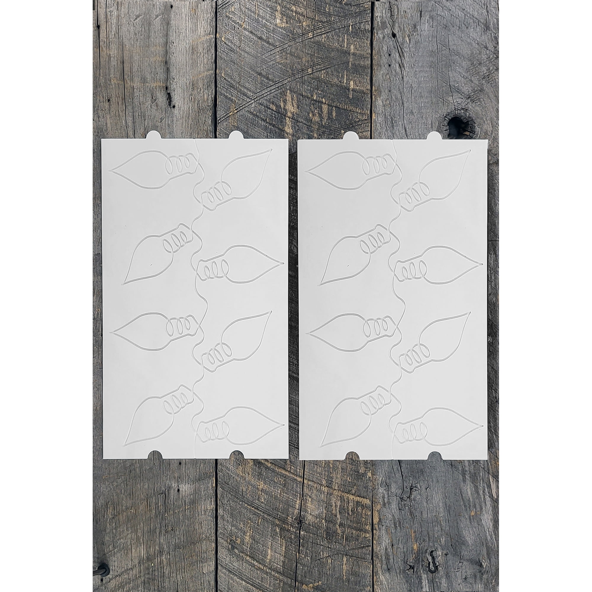 Longarm Quilting Groovy Pattern Boards Set of 2 Lights On Winter Nights ...