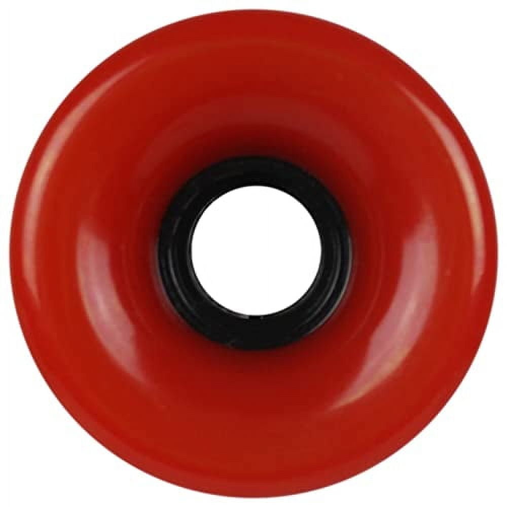 Longboard Cruiser Wheels Set 64mm x 44mm 84a Dark Red USA Made ...