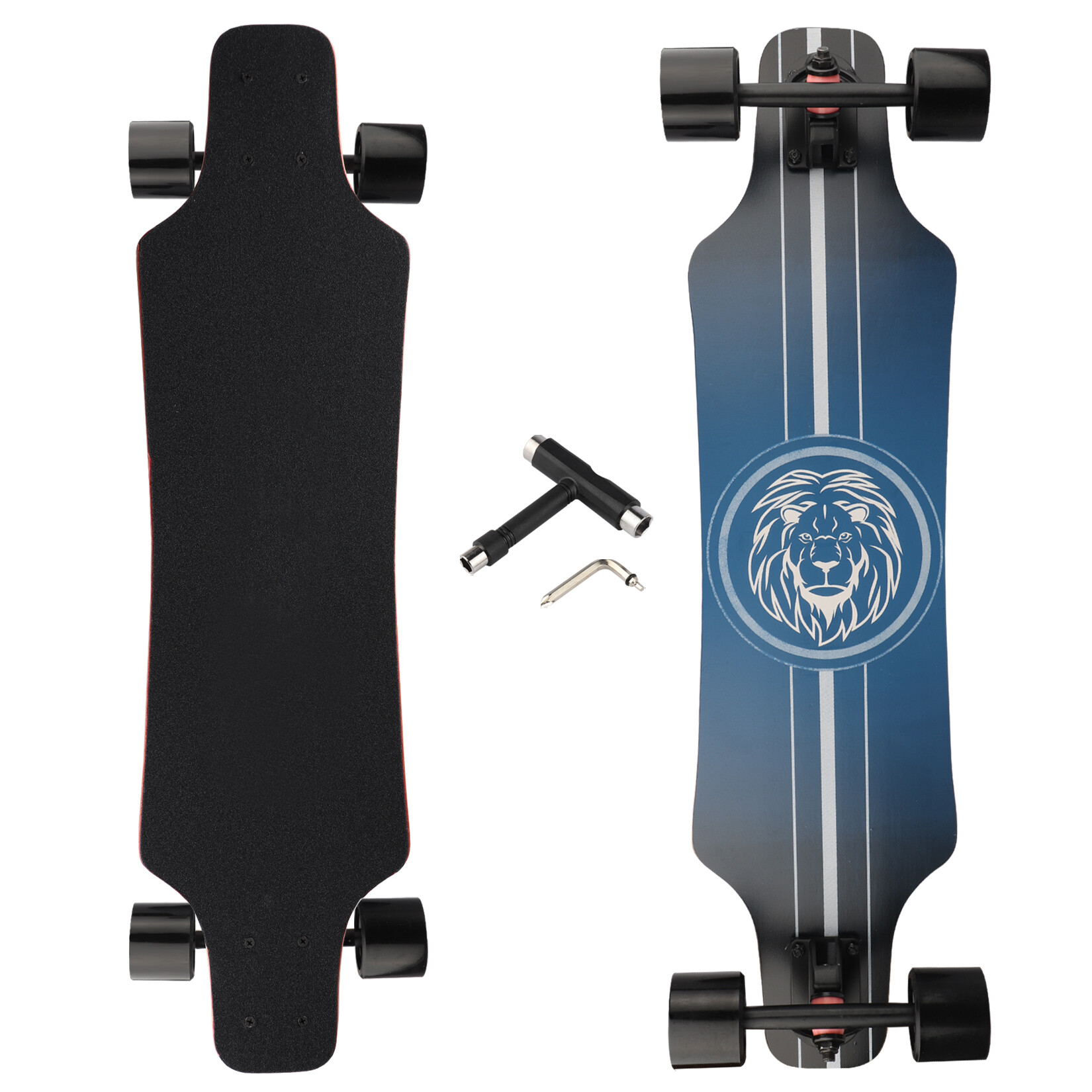 Runner Sports Complete Full Size Standard Maple Deck Skateboard ...