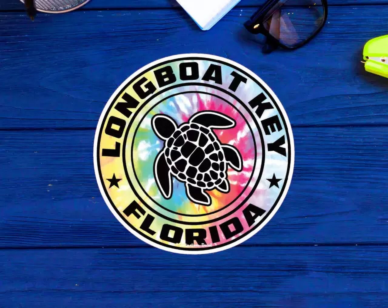 Longboat Key Florida Beach Sticker Decal Sticker Sea Turtle Phone Decal ...