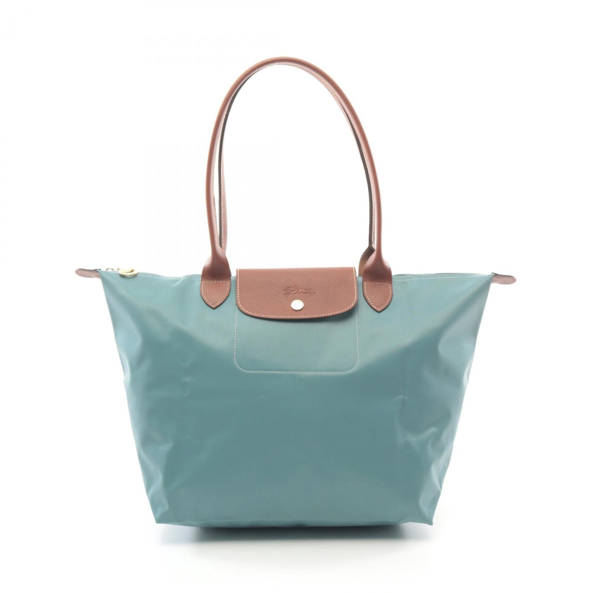 Pre-Owned Longchamp Le Pliage Original L Tote Bag Canvas Leather Women ...