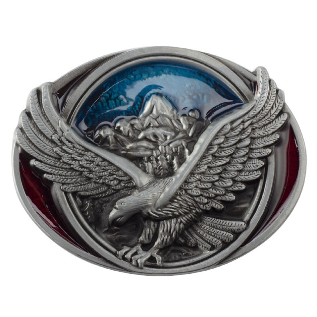 Longcreek Eagle Belt Buckle for Men, American Bald Eagle Belt Buckle ...