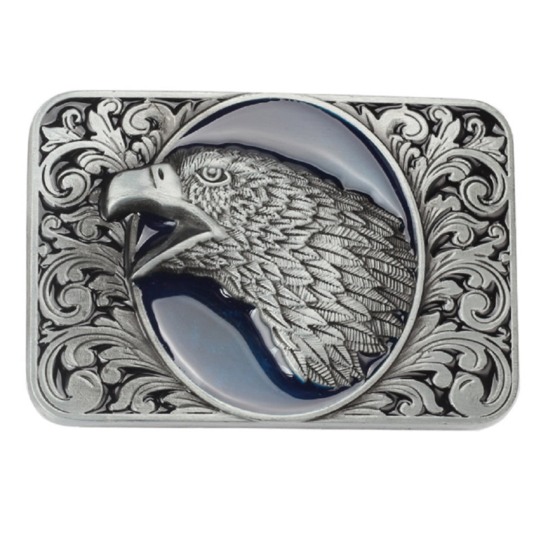 Longcreek Eagle Belt Buckle for Men, Flower Eagle Belt Buckle, Vintage ...