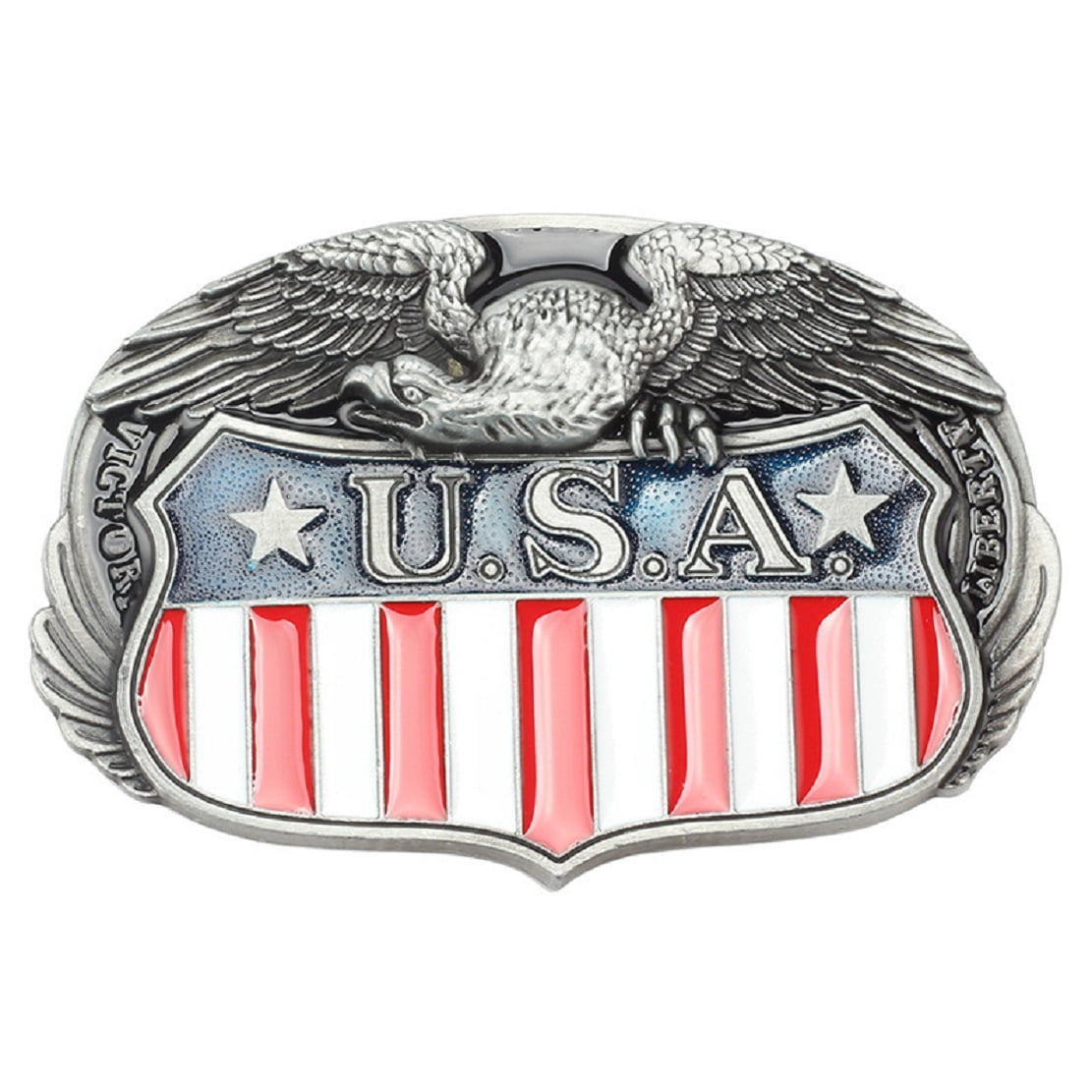 Longcreek Eagle Belt Buckle for Men, Shield Belt Buckle, American Flag ...