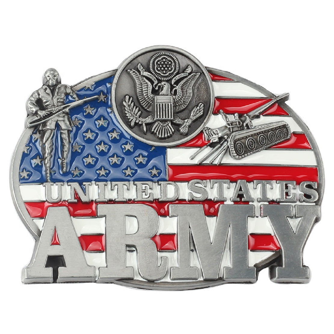 Longcreek United States Belt Buckle for Men, United States Navy Belt ...