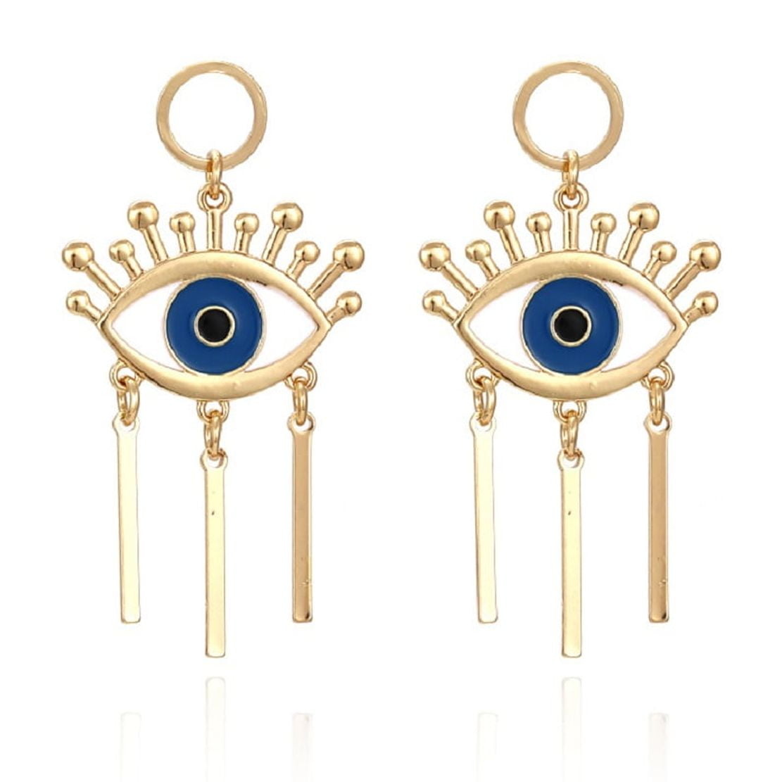 LongcreekX Eye Earrings for Women, Cute Evil Eye Tassel Earrings, Devil ...