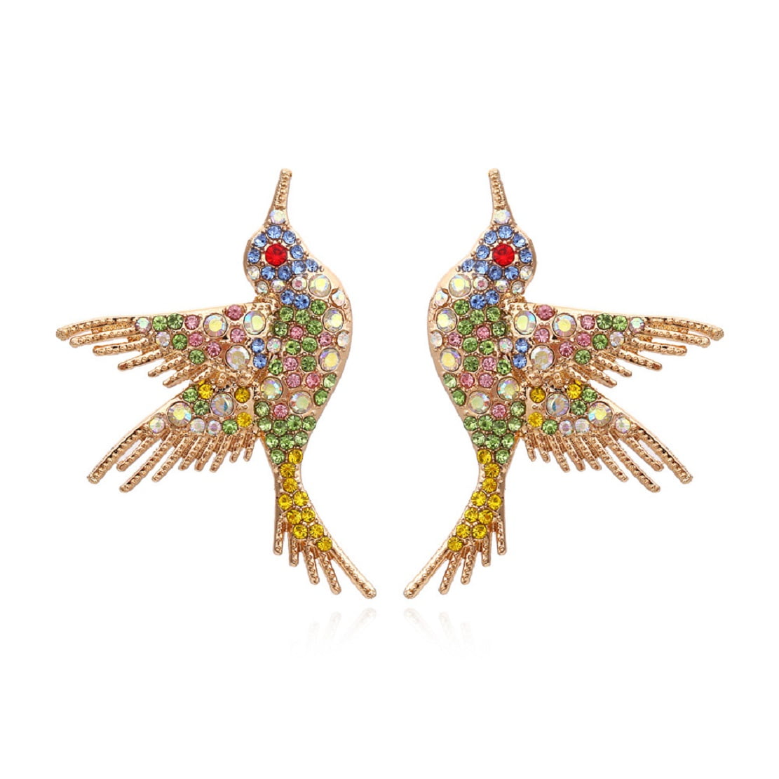 LongcreekX Hummingbird Earrings for Women, Cute Bird Earrings, Tropical ...