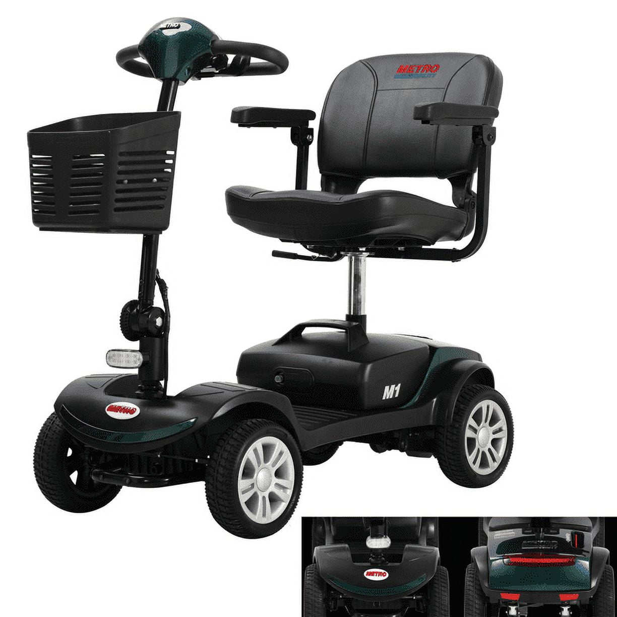 Longe Range Powered Mobility Scooters for Seniors with Head Light ...