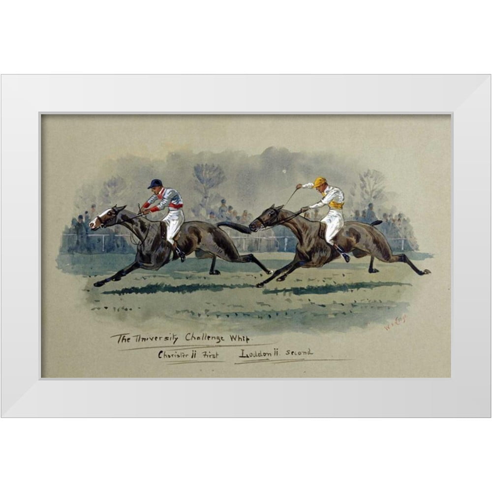 Longe, W.G. 18x13 White Modern Wood Framed Museum Art Print Titled ...