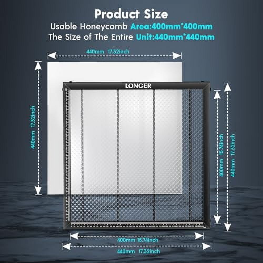 Longer Honeycomb Working Table Kit – Perfect for Engravers, Provides Quick Heat Dissipation and ...