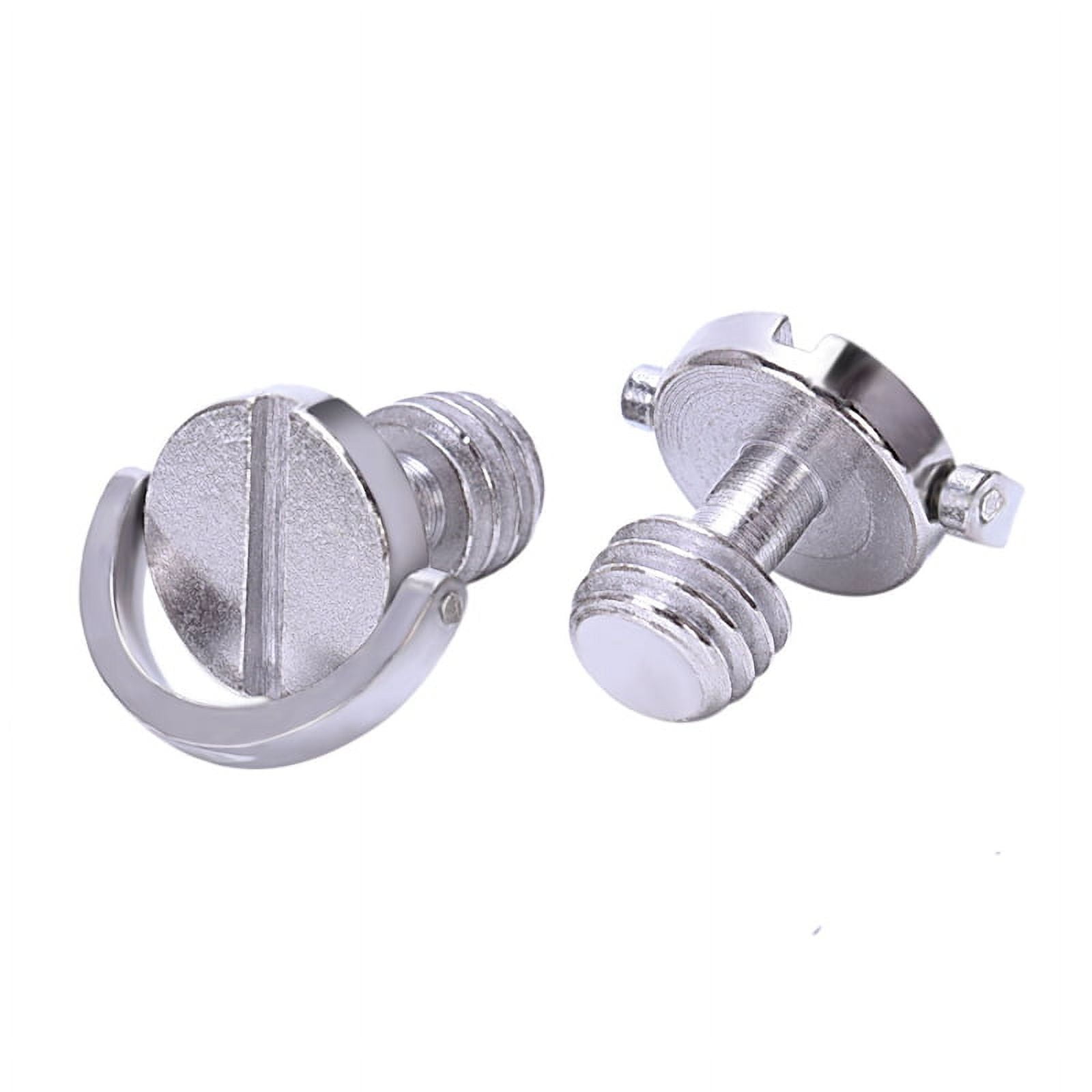 Longer Shaft D-ring Screw 3/8 inch-16 Thread Camera Tripod Quick ...