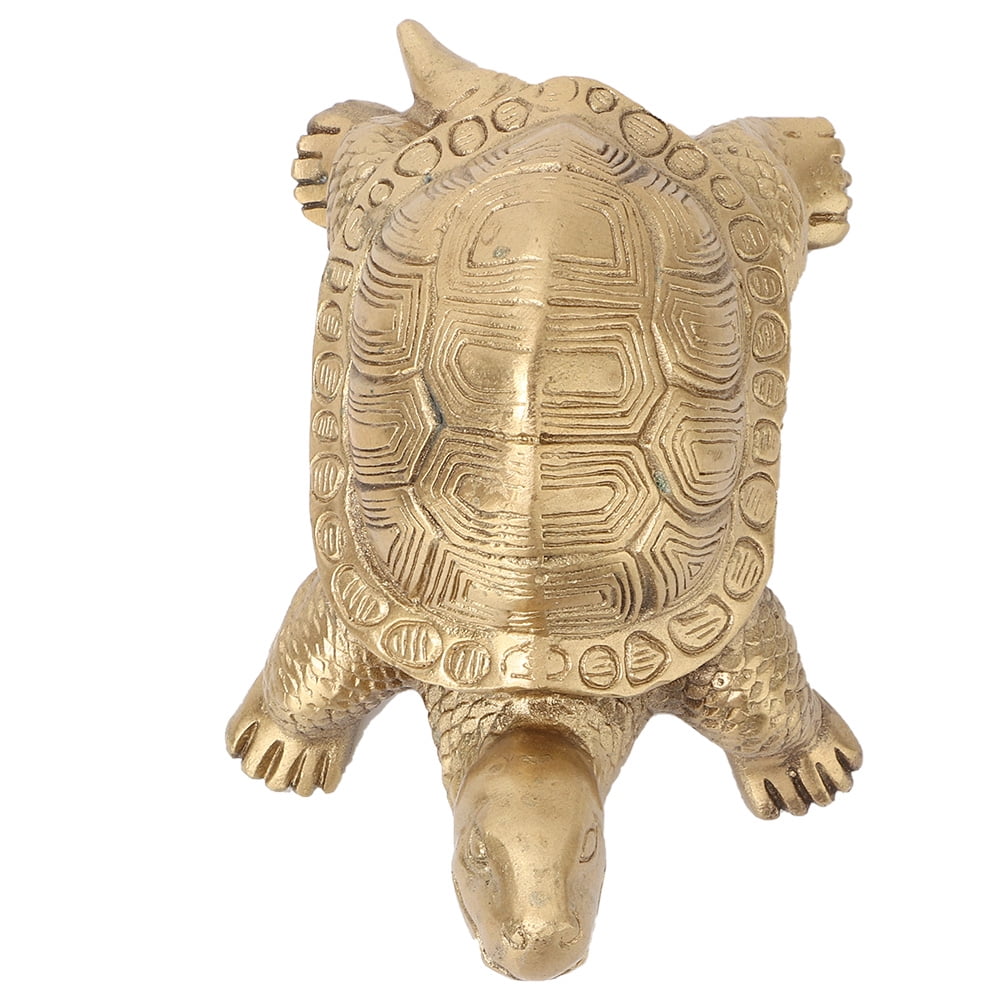 Longevity Brass Tortoise Feng Shui Ornament Symbol of Peace - Walmart.com