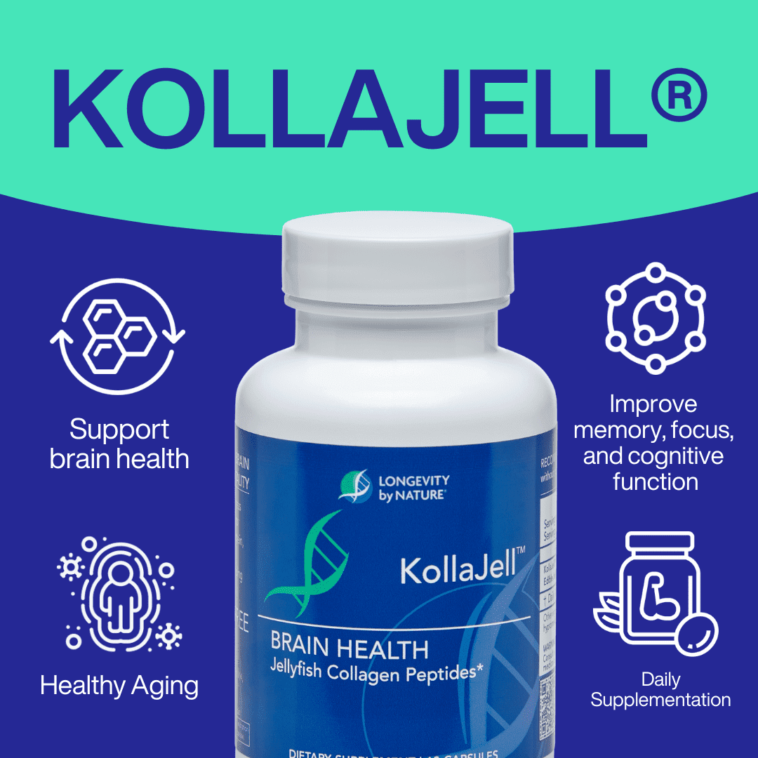 Longevity by Nature, KollaJell Brain & Memory Support, Memory ...
