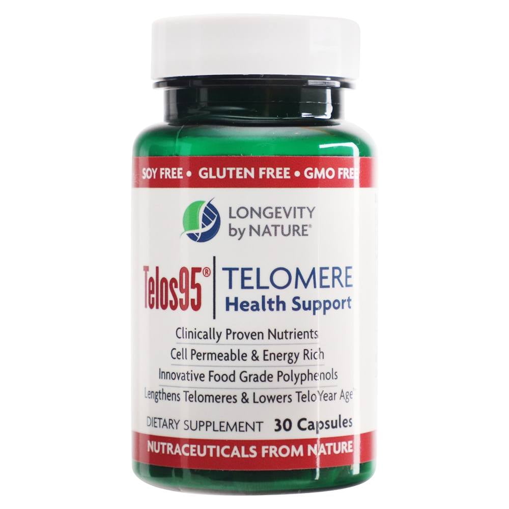 Longevity by Nature - Telos95 Telomere Health Support - 30 Capsules ...