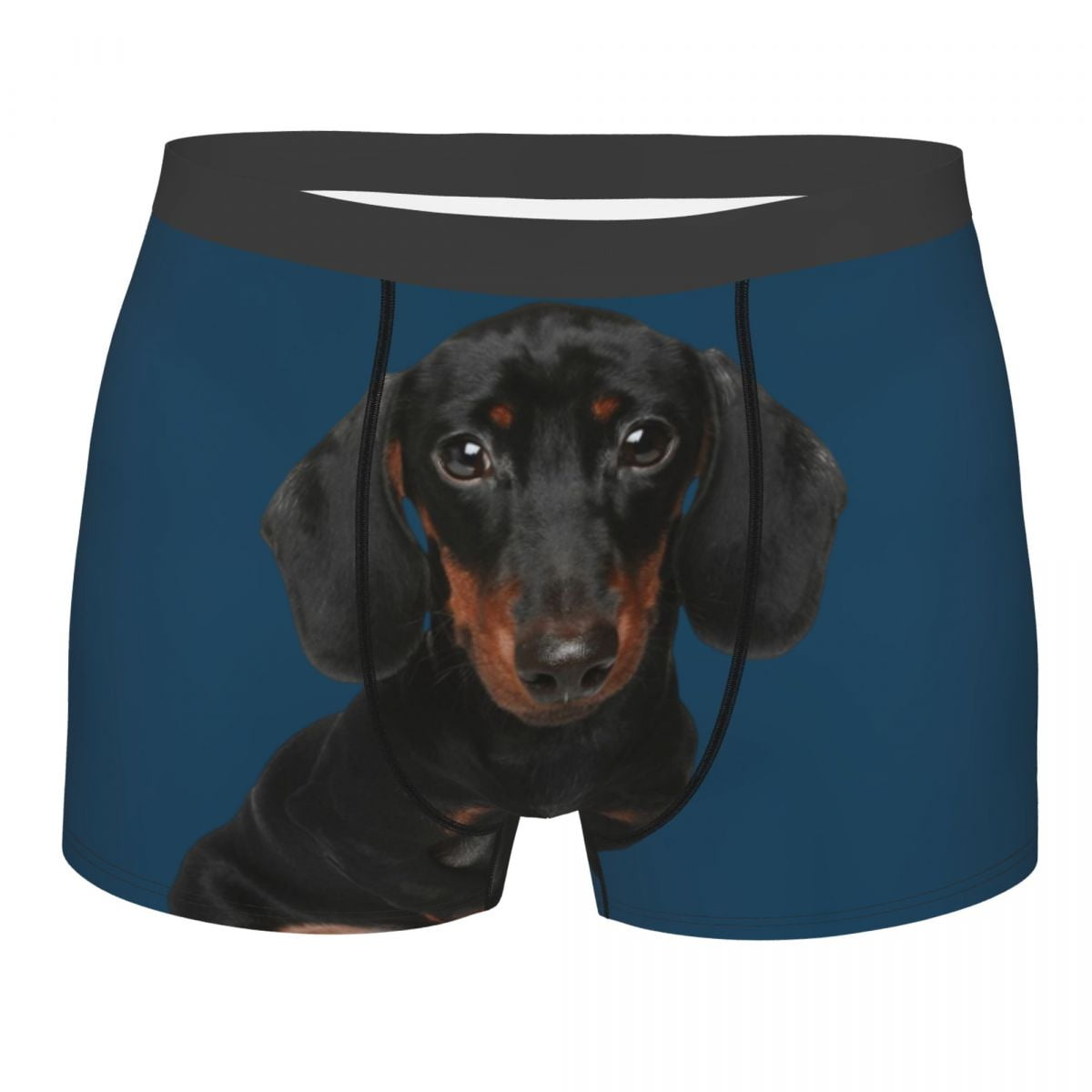 Longhaired Dachshund Dog Boxer Shorts For Homme 3D Printed Male Badger ...