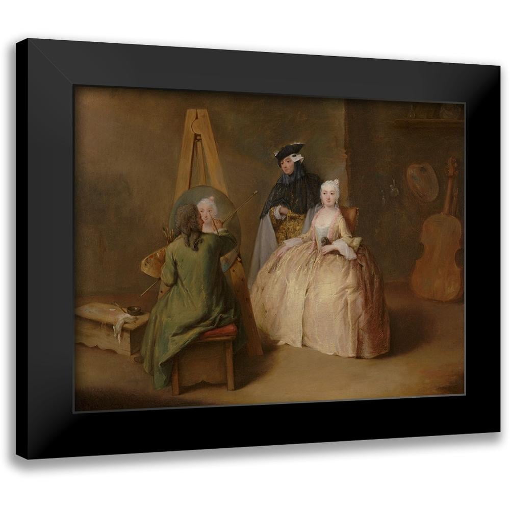 Longhi, Pietro 24x19 Black Modern Framed Museum Art Print Titled - The ...
